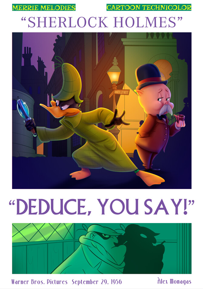 ArtStation - 🕵️‍♂️ "Deduce, You Say!" 🦆