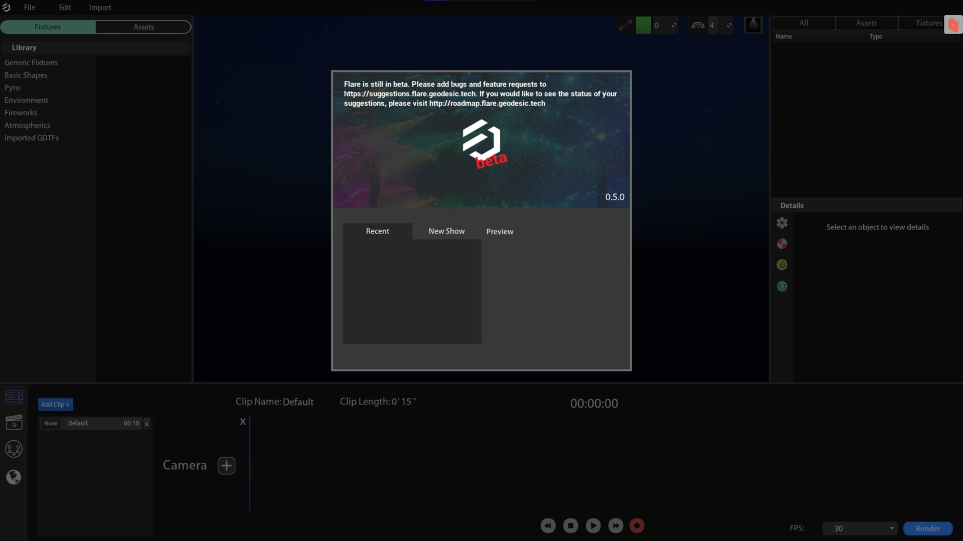 Kristof Klipfel - Flare - Lighting Previz Designer