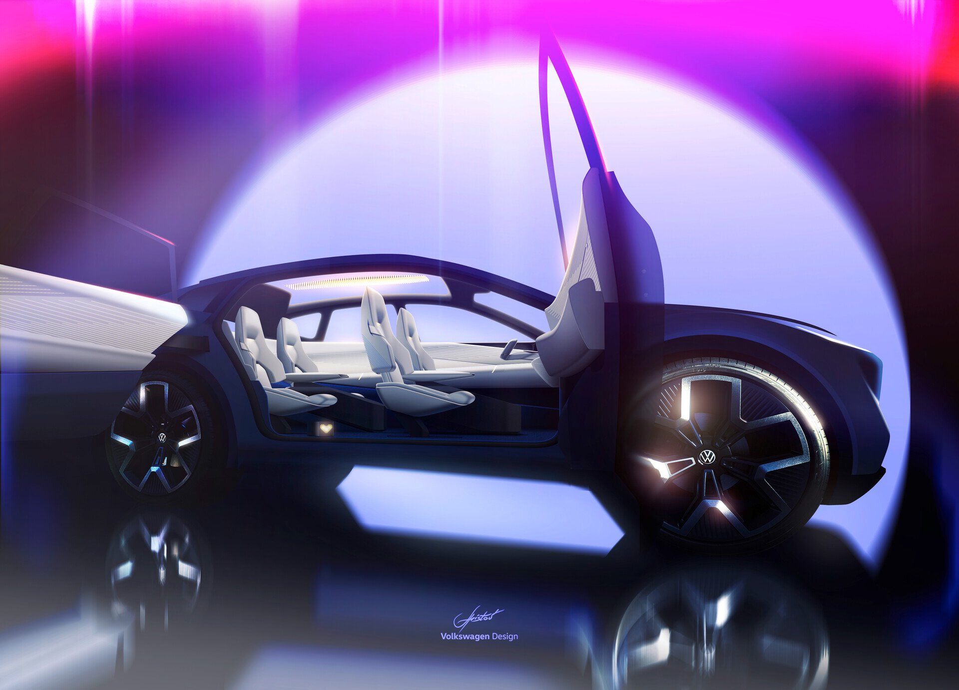 ArtStation - Volkswagen ID. CODE Concept