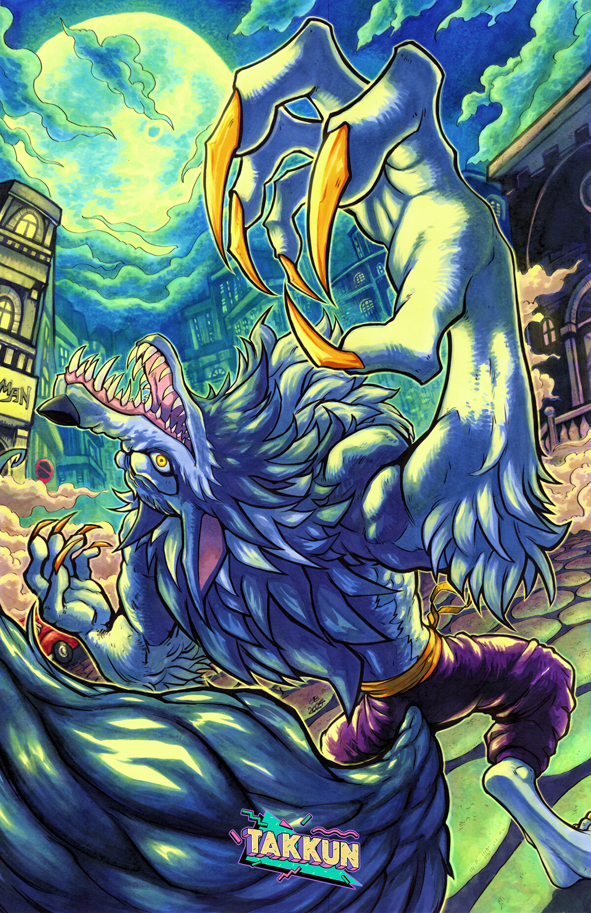 ArtStation - Darkstalkers Zine Tribute Jon Talbain