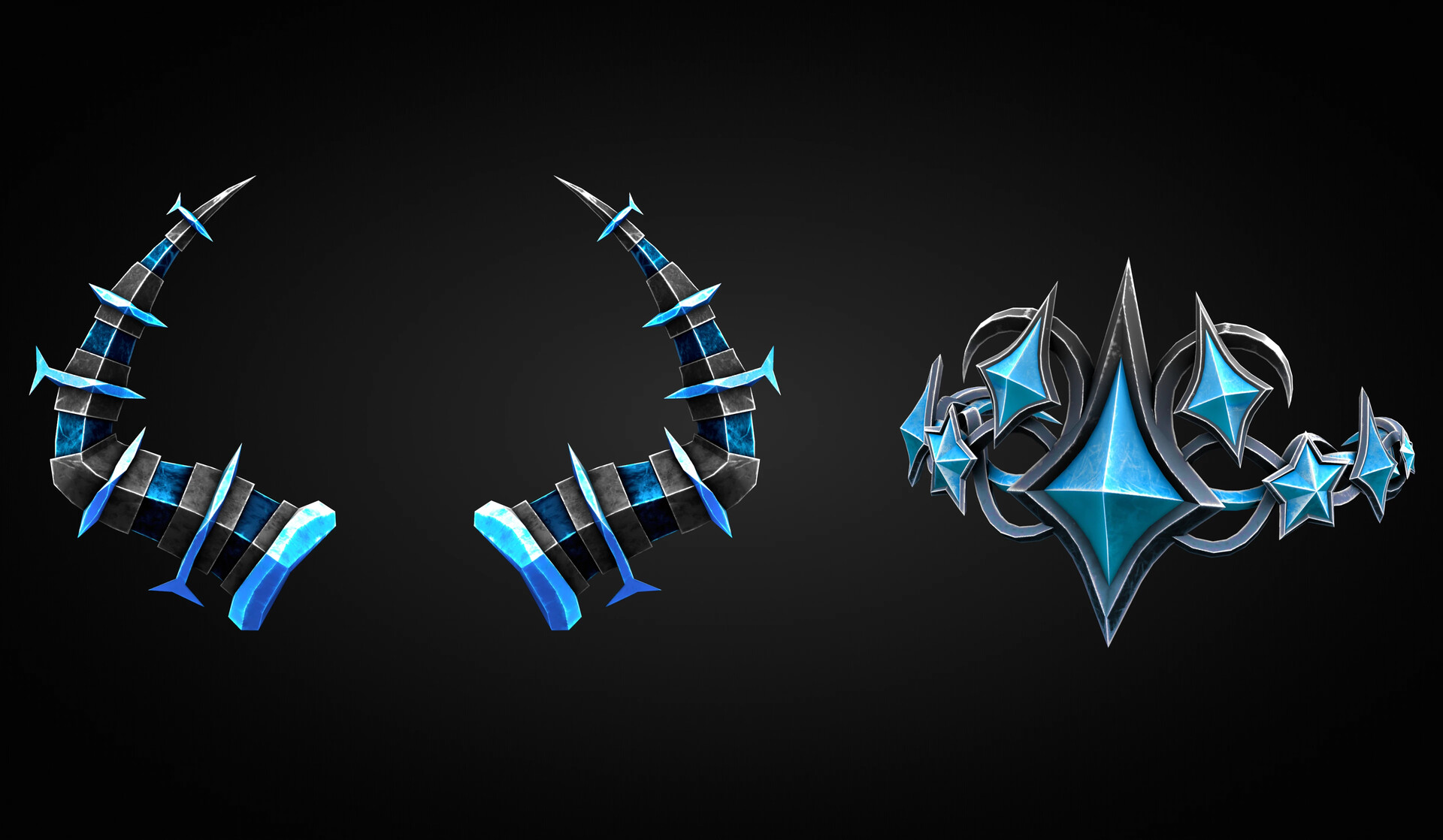ArtStation - Ice Horns n Crown