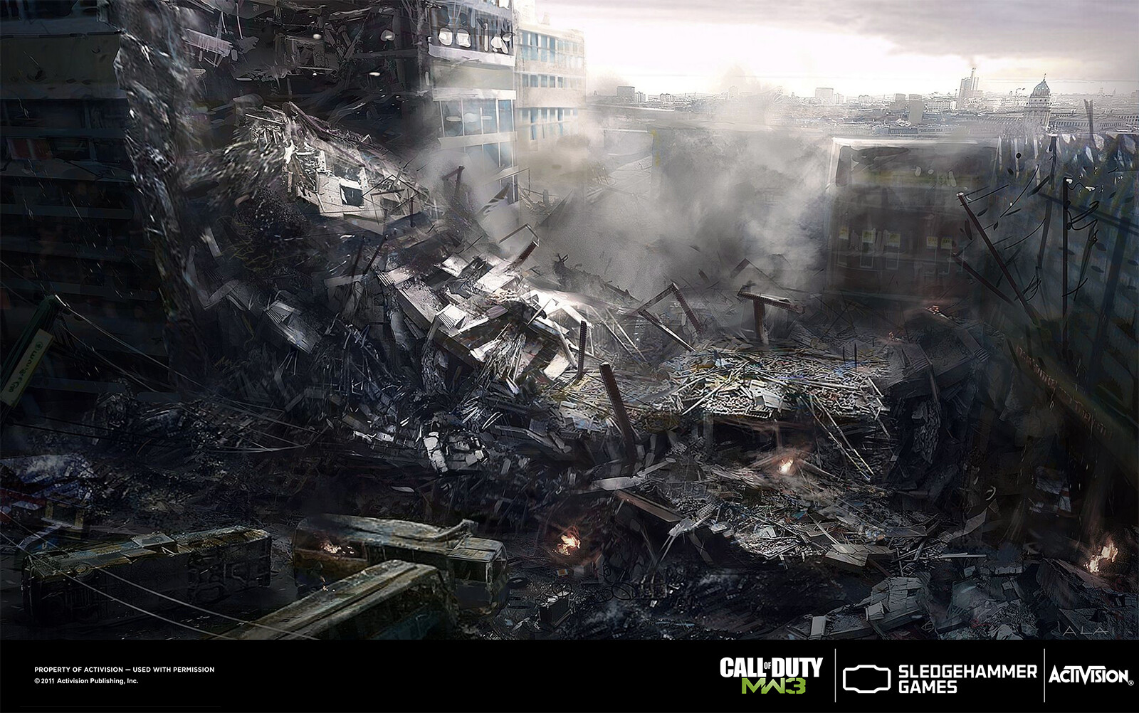 ArtStation - Scorched Earth Fallen Building