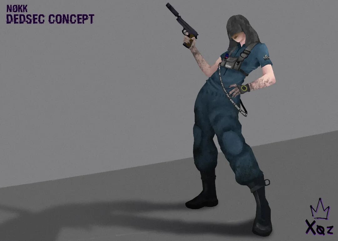 ArtStation - Rainbow Six Nokk Dedsec Concept