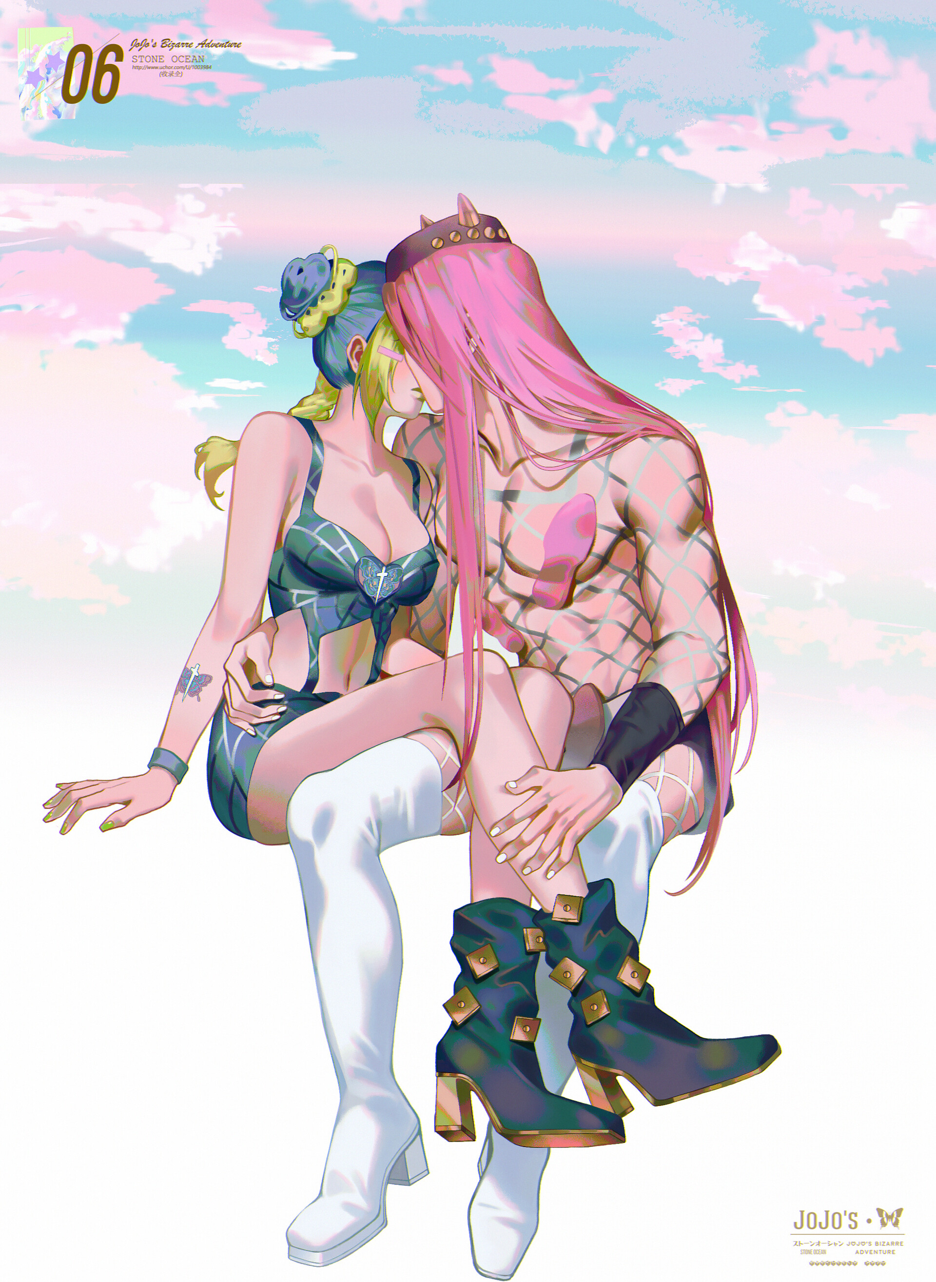 ArtStation - JoJo’s Bizarre Adventure Stone Ocean-安娜徐