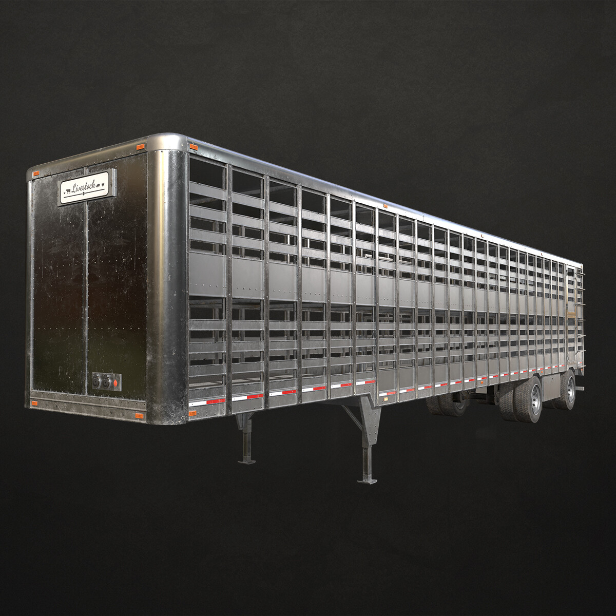 ArtStation - Livestock Trailer