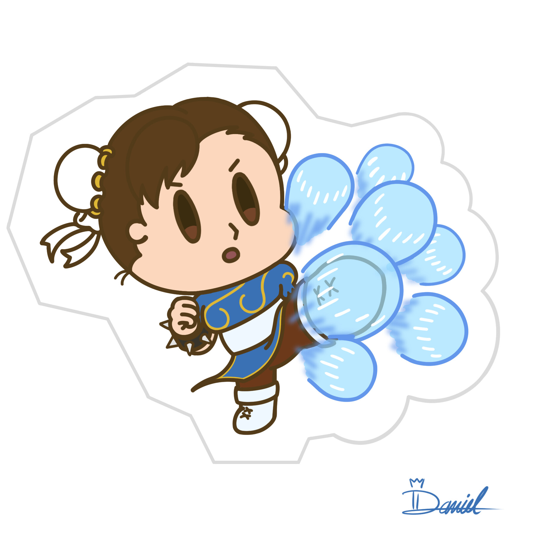 ArtStation - Paper Play Chun-li
