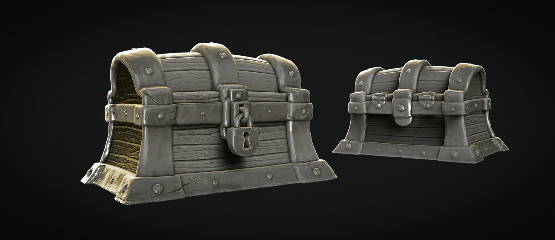 ArtStation - stylized chest