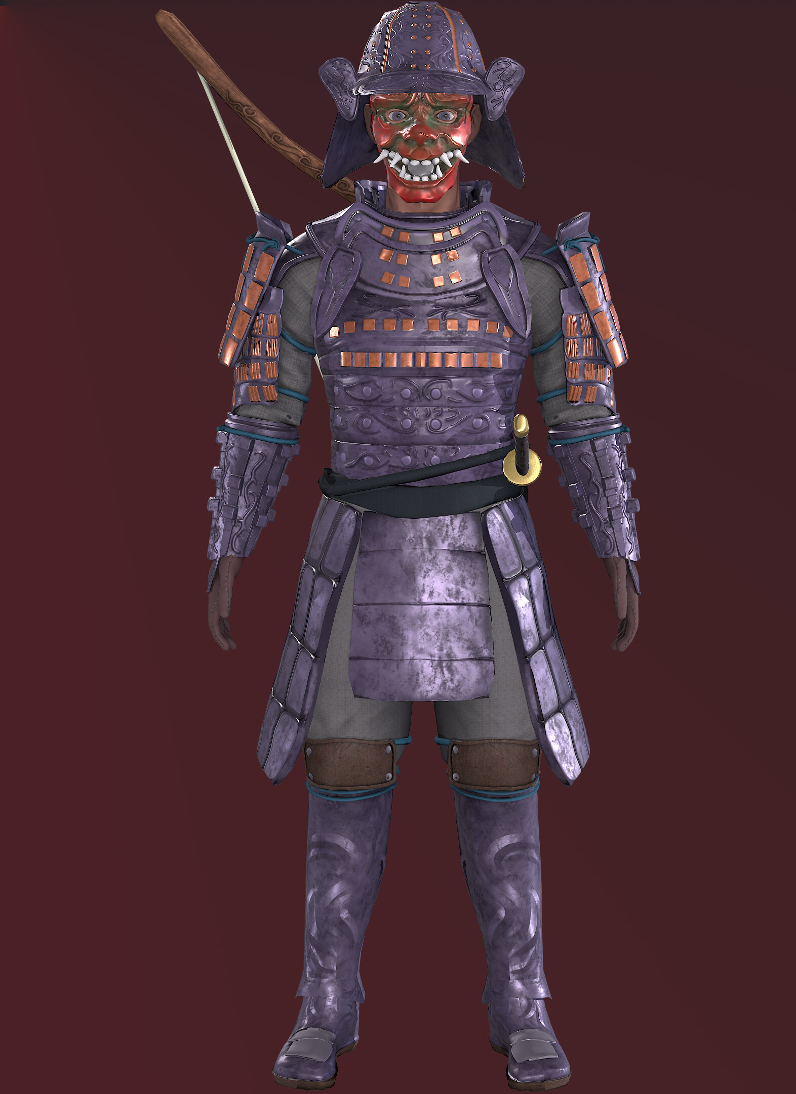 ArtStation - Samurai (3d model)