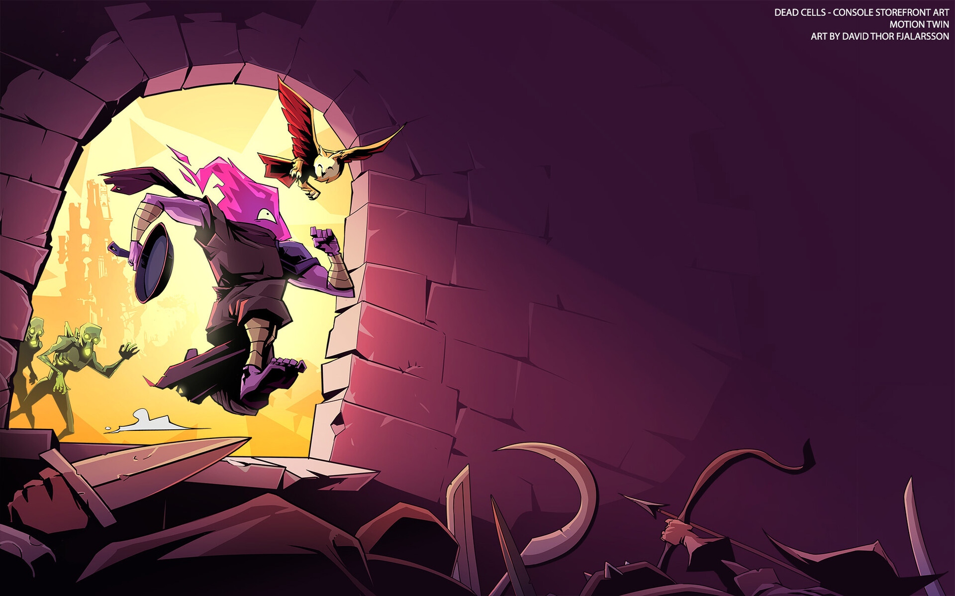 David Thor Fjalarsson - Dead Cells - DLC and promotion keyart