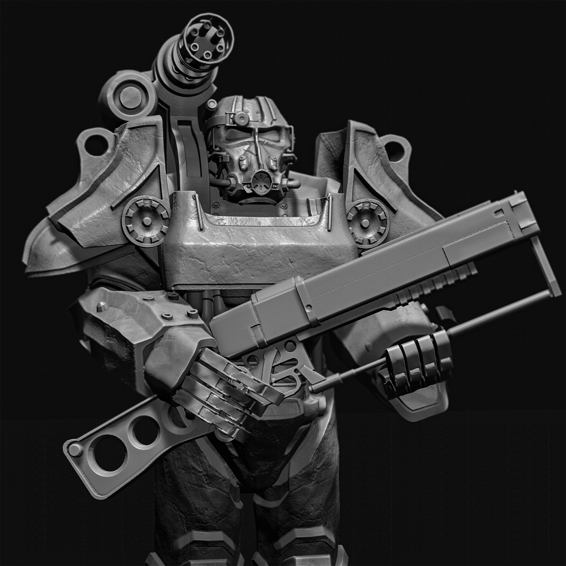 ArtStation - Fallout Power Armor T-60