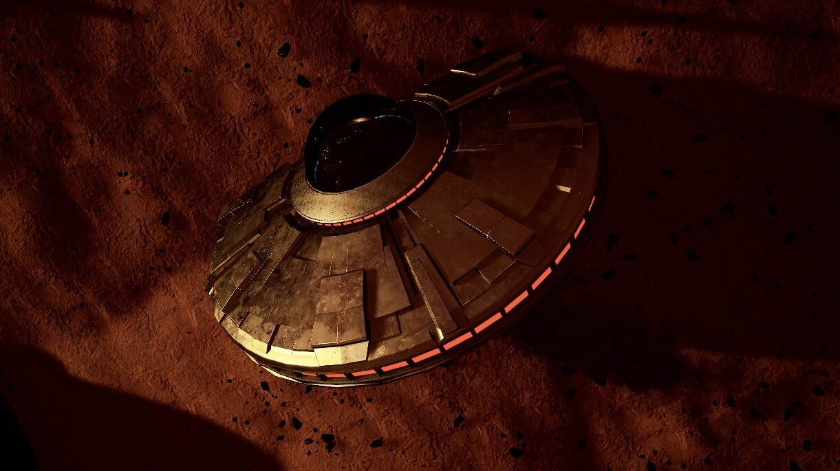 Joshua Kolkin - Crashed Saucer Detail Highlight: Cock-Pit