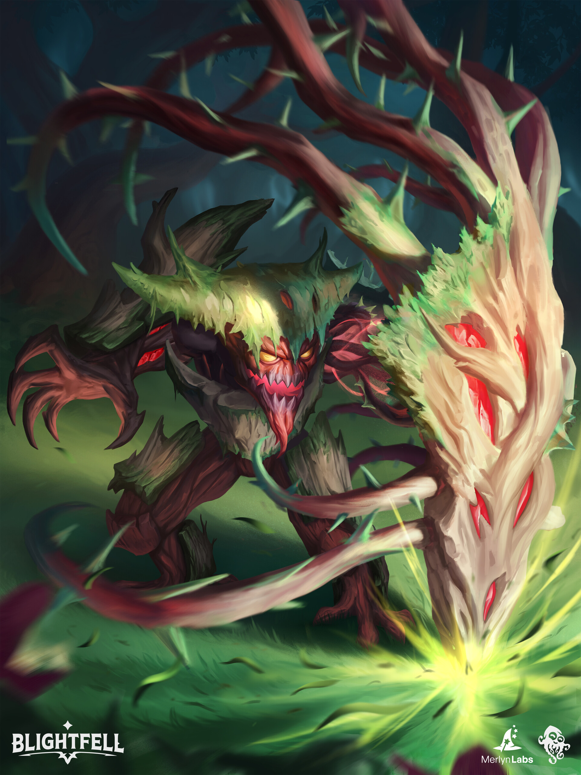 Humble Squid Creatives - Blightfell - Thorn-Covered Treant