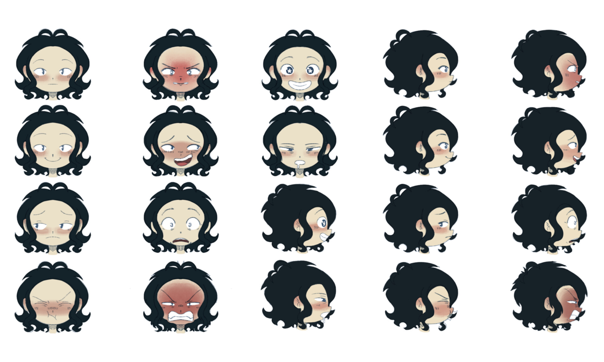 ArtStation - Expression Sheet