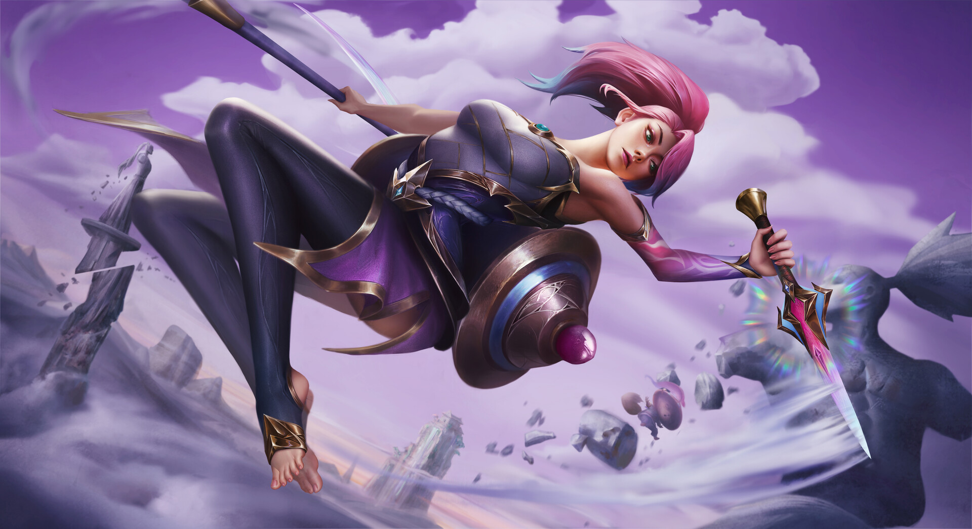 akali splash art process