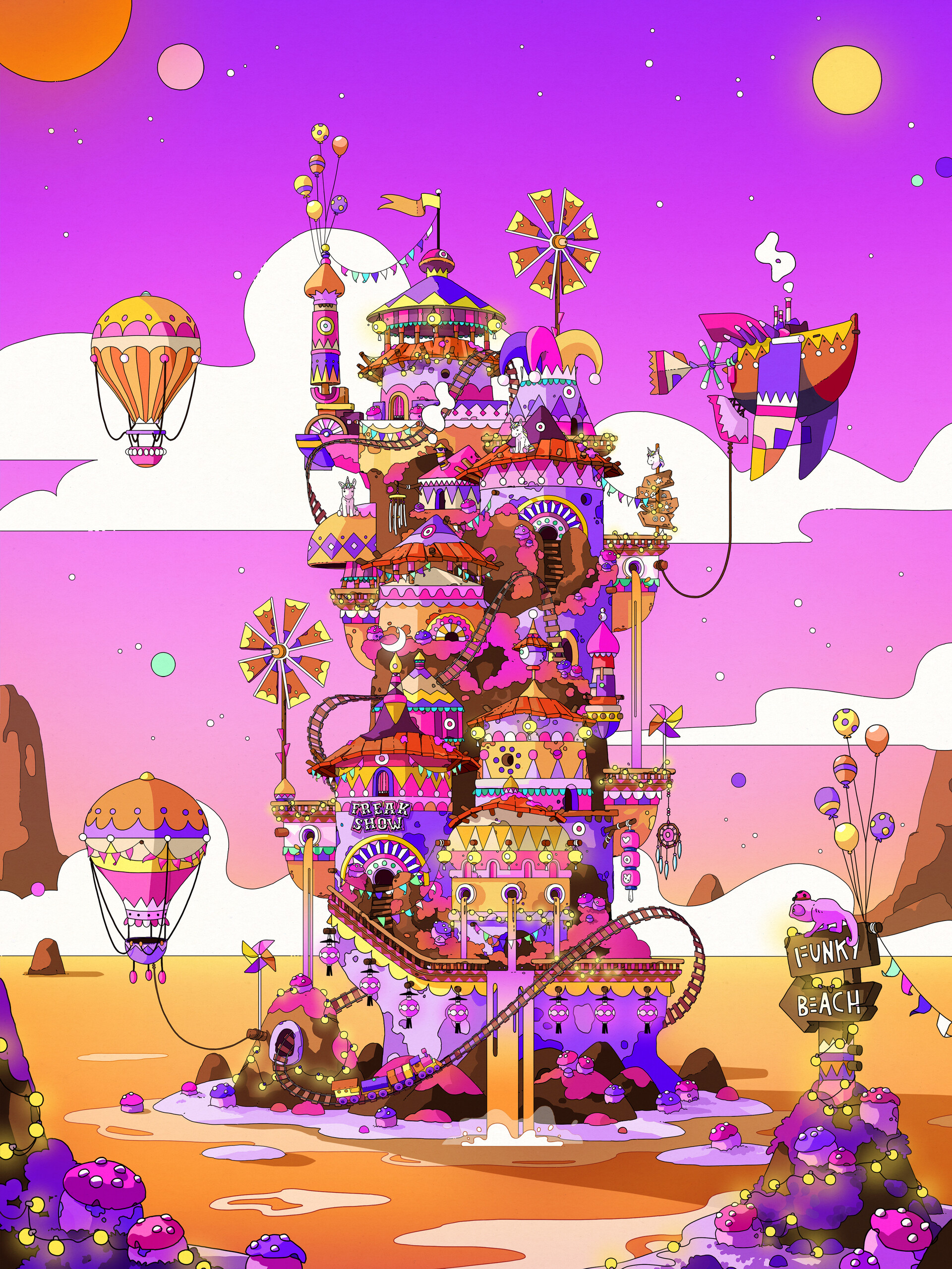 ArtStation - Funky Beach (DreamCatcher Series #3)