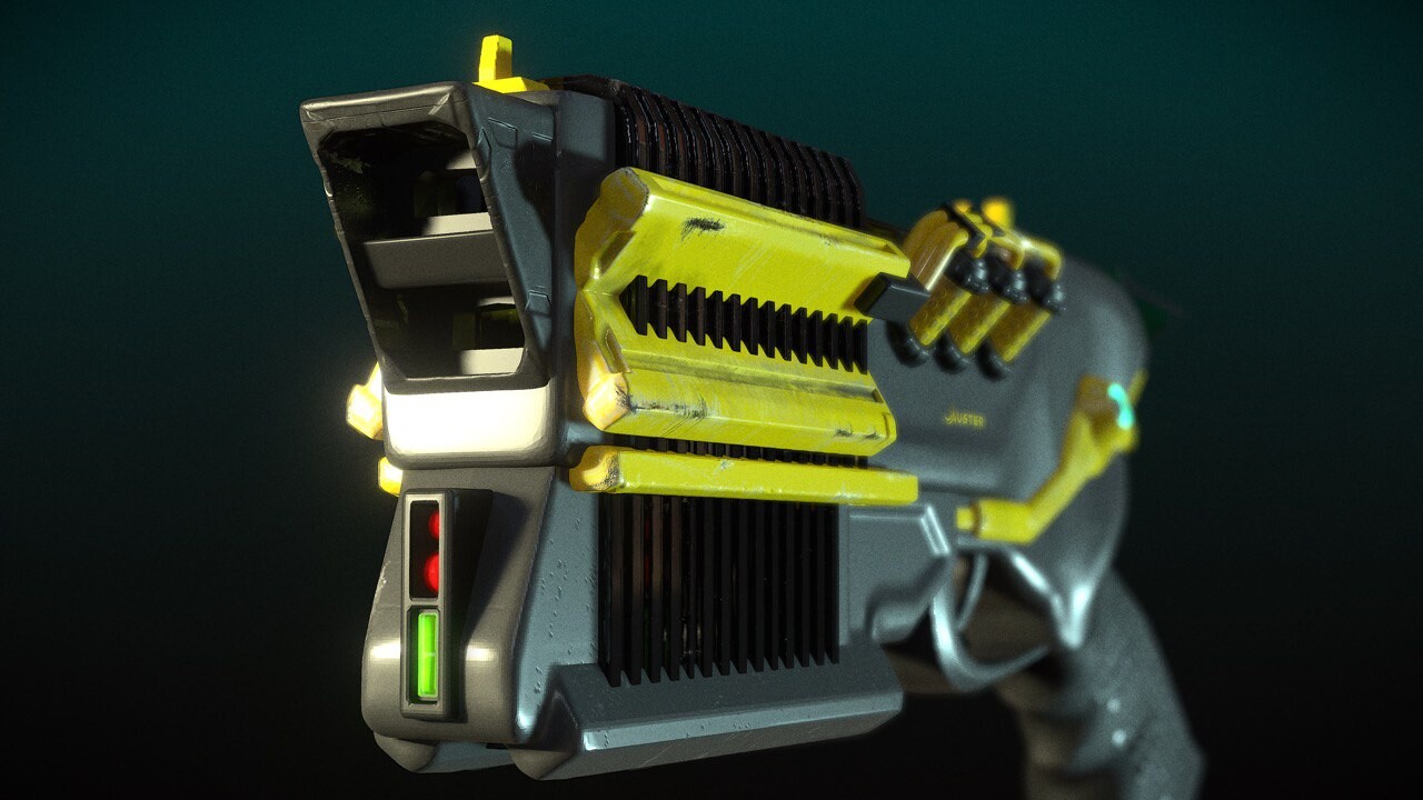 ArtStation - Cyberpunk gun