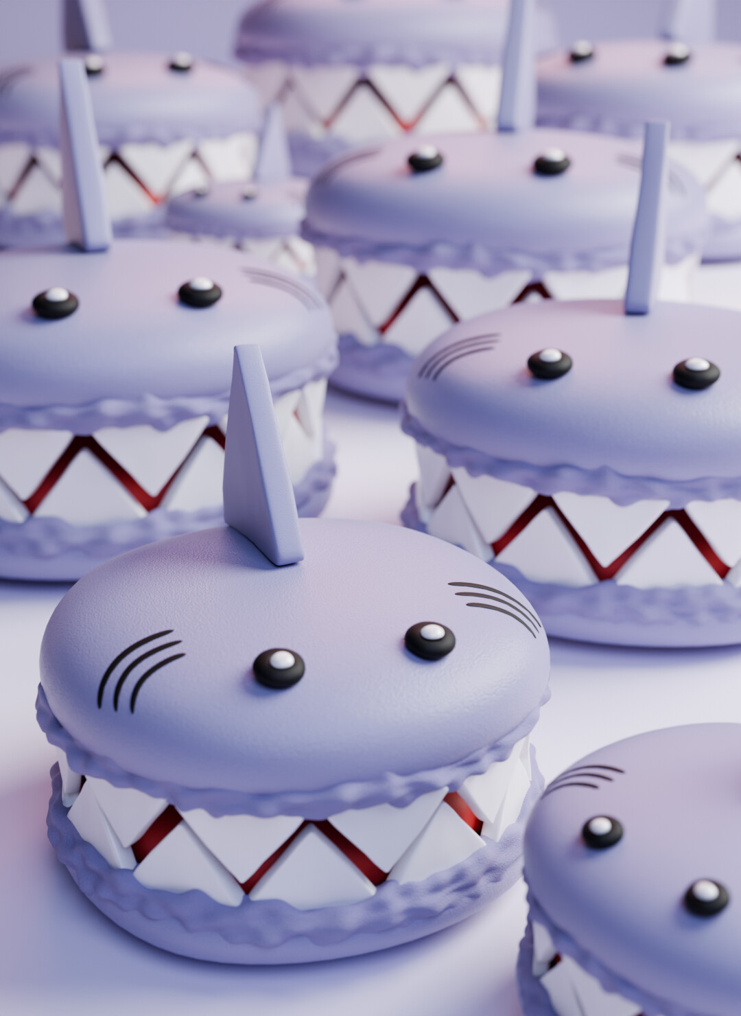 ArtStation - Macaroon sharks