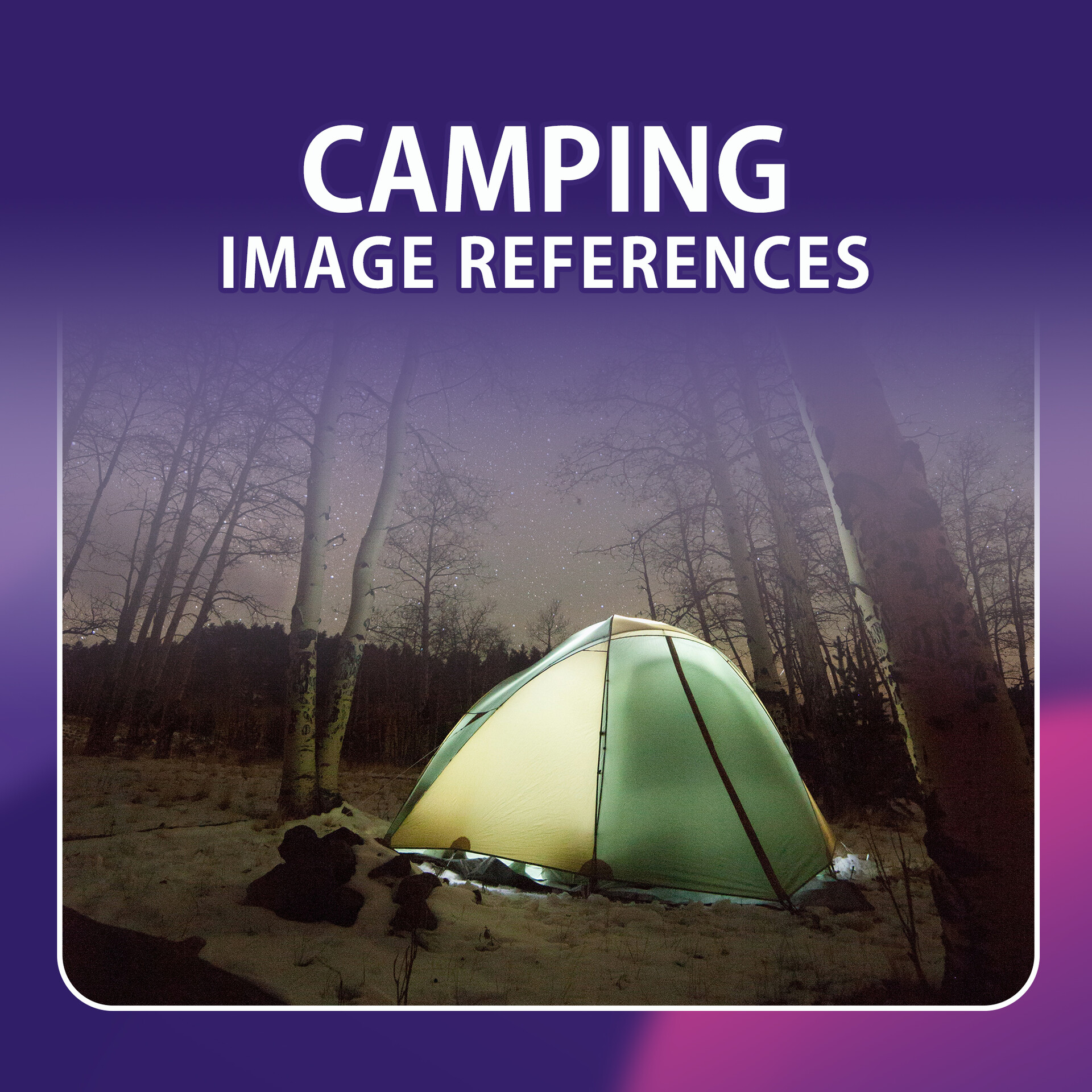 ArtStation - 400 Camping Reference Pack – Vol 1