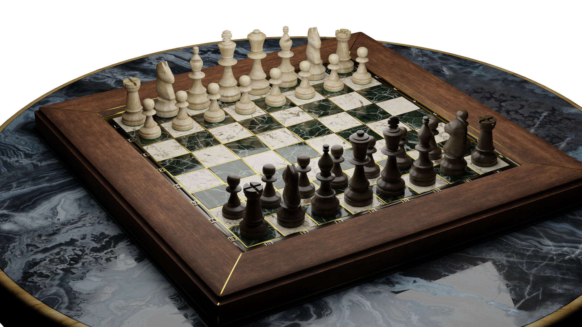 ArtStation - Chess Set.