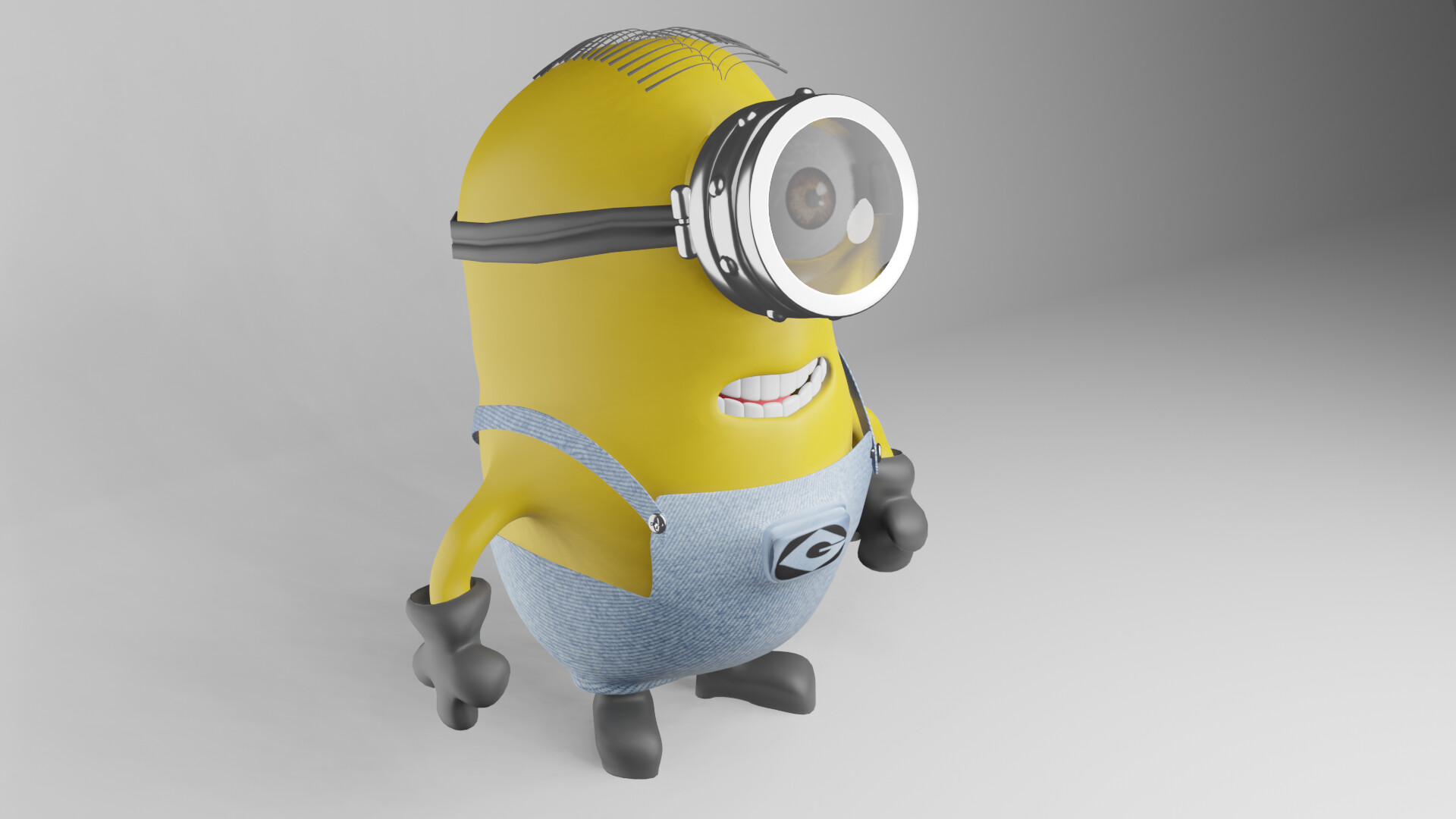 ArtStation - 3D Character Model: Cartoon Minion