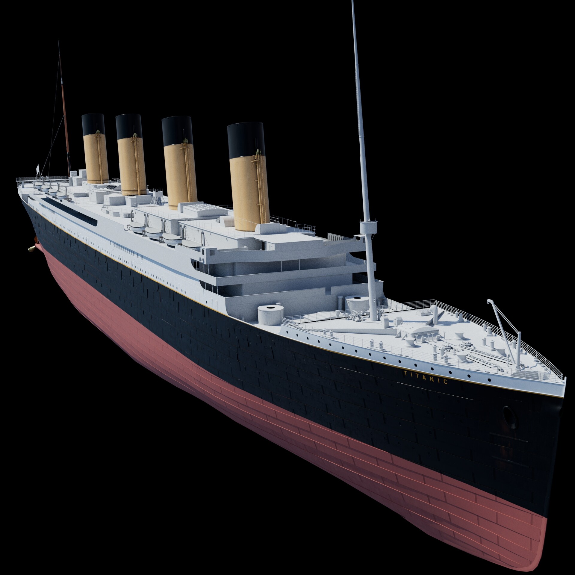 ArtStation - Titanic - Modelling WIP