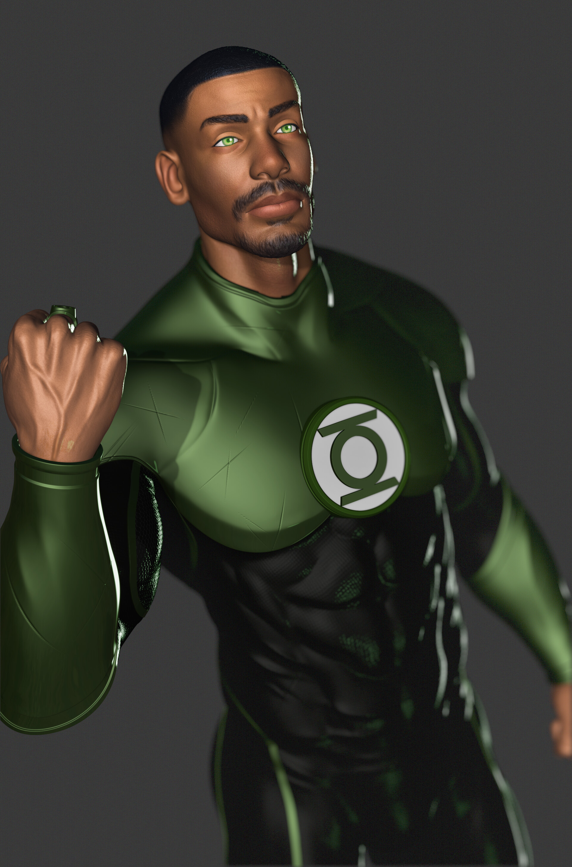 ArtStation - Green Lantern John Stewart