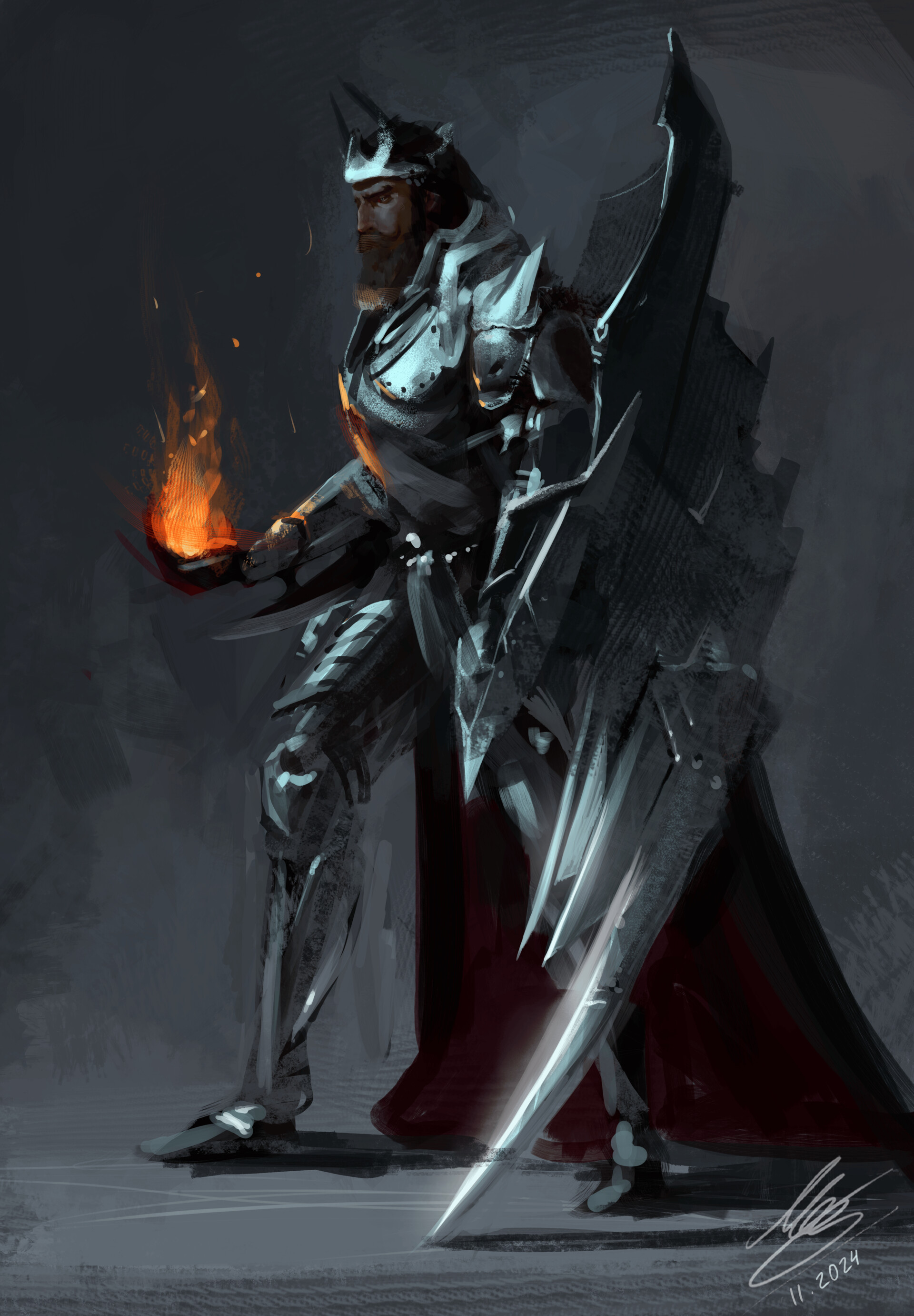 ArtStation - warrior sketch