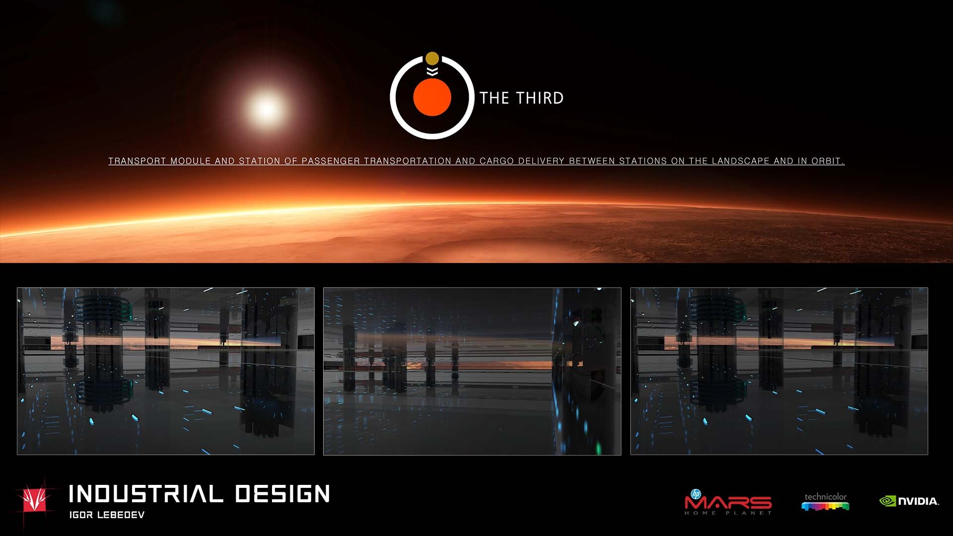 Igor Lebedev - Design of the transportation system and stations for HP Mars Home Planet at ...