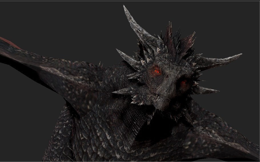 ArtStation - Balerion the dread dragon model