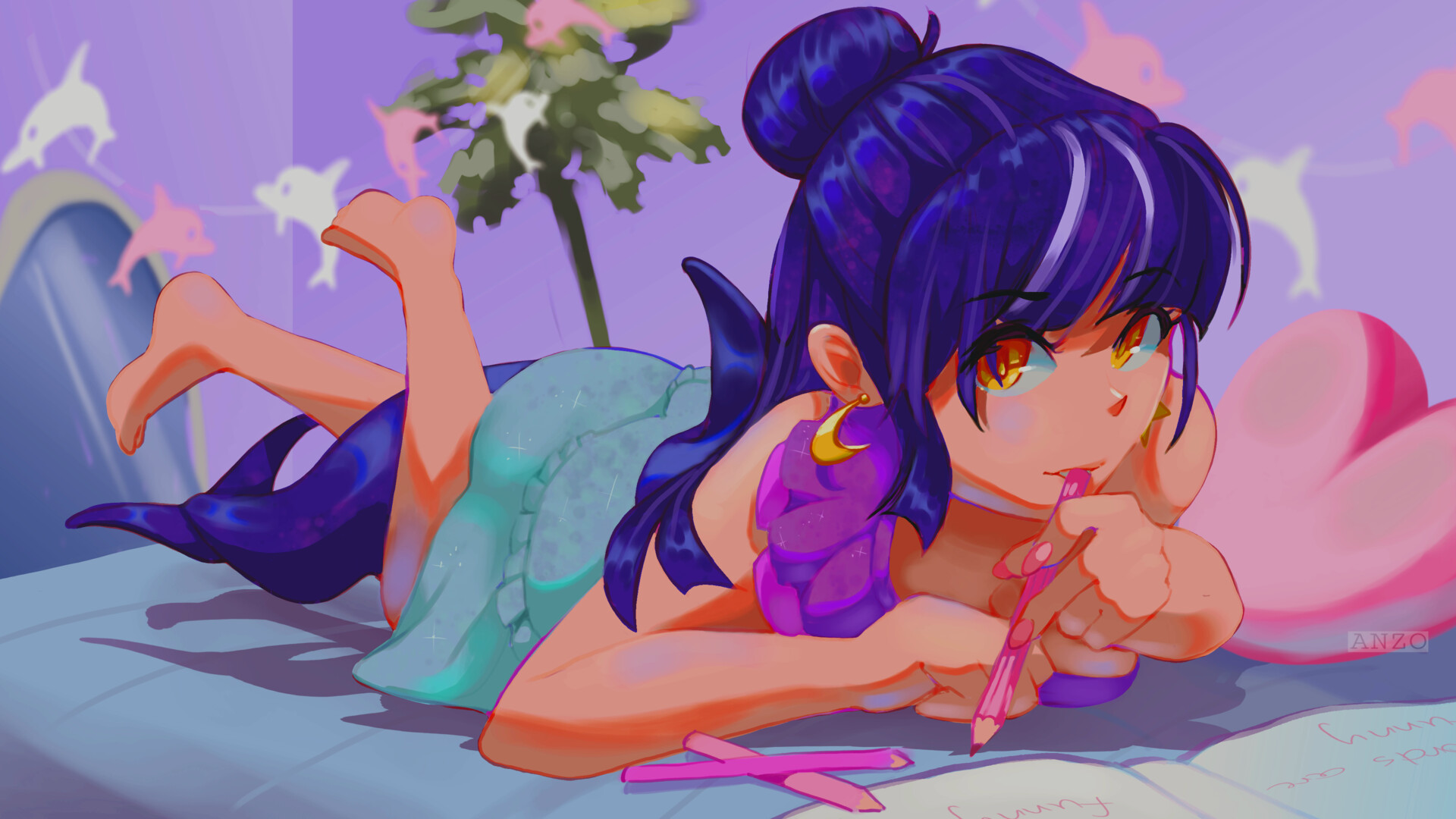 ArtStation - Creative Illustration "Anzo's Bedroom"