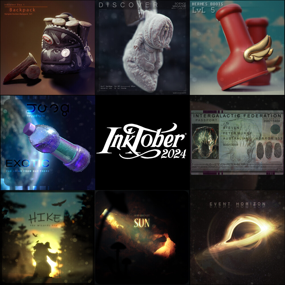 ArtStation - INKTOBER 2024