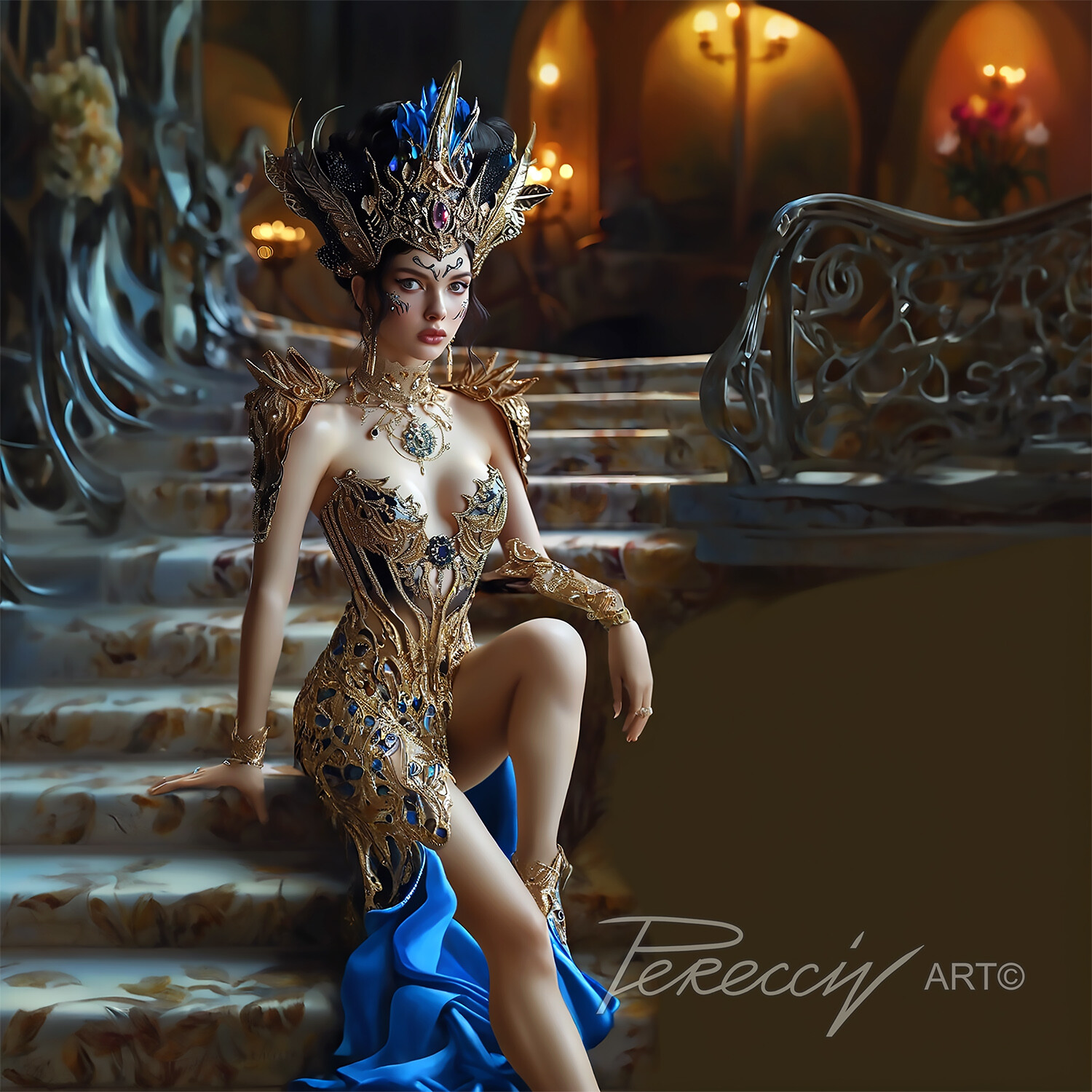 ArtStation - Young beautiful witch Onia - 202411032