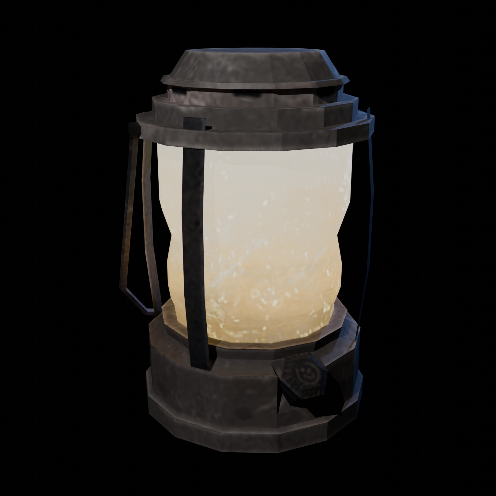 ArtStation - Low Poly Oil Lamp Asset