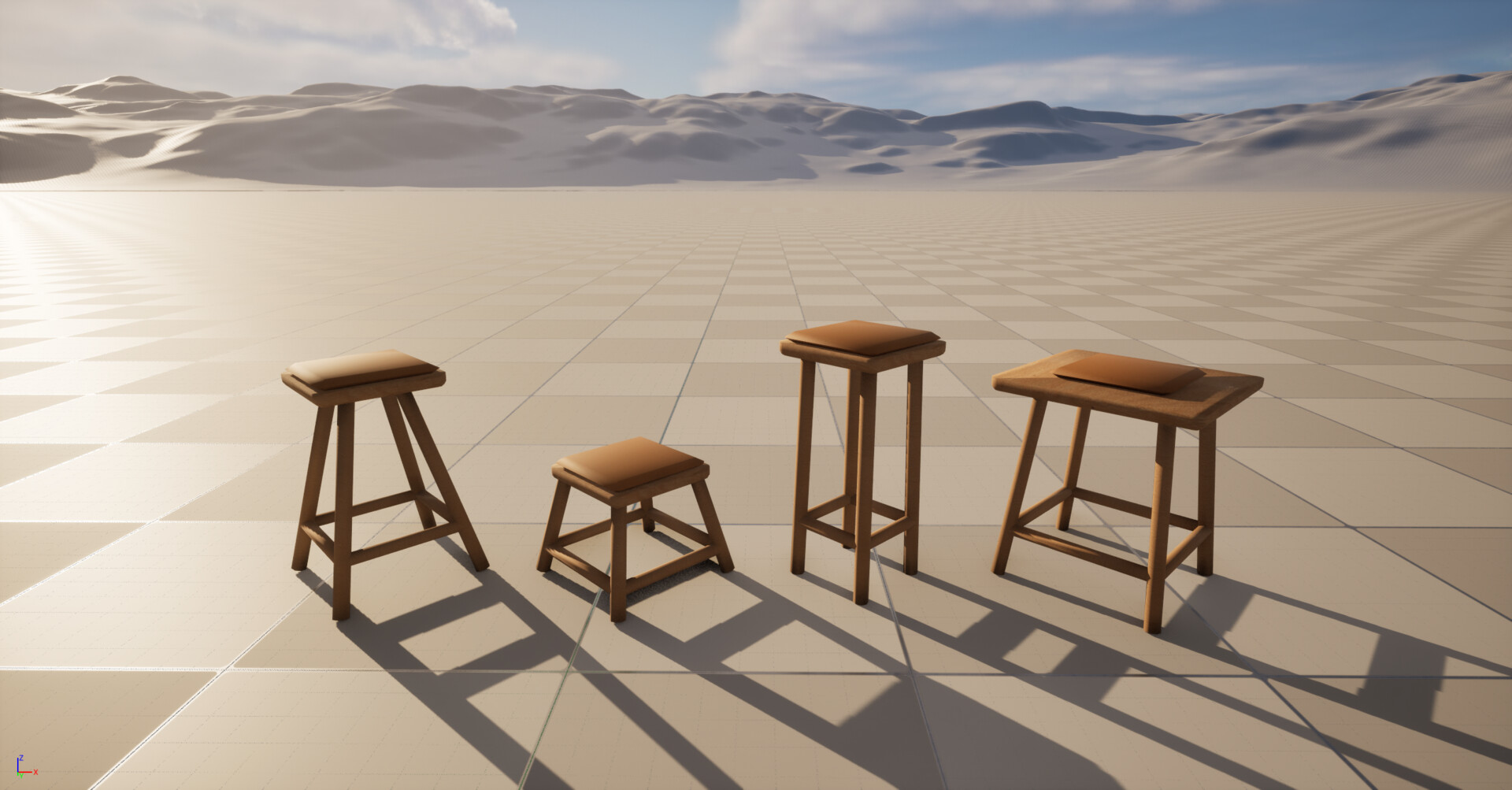 ArtStation - Procedural stool using Houdini