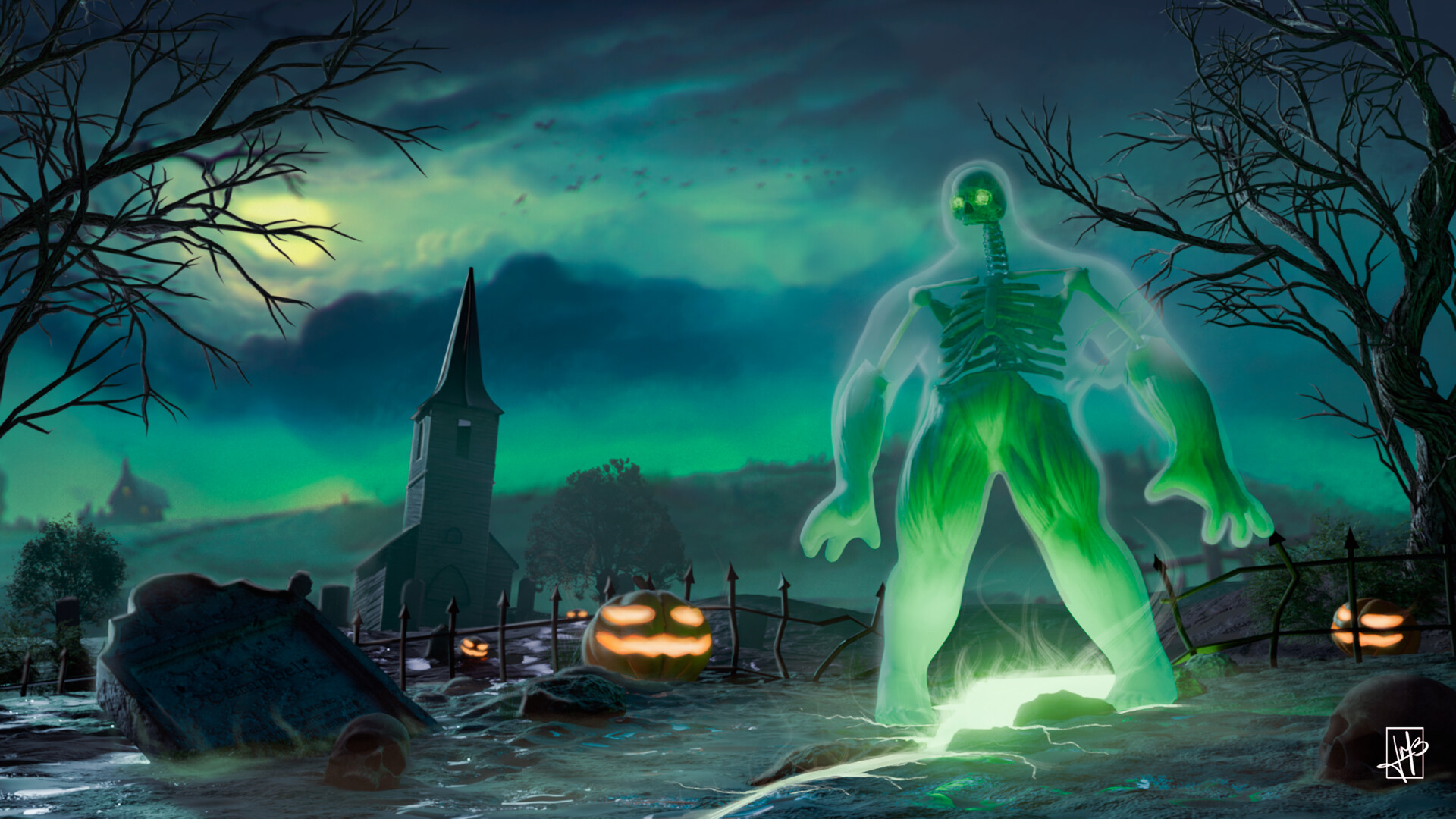 ArtStation - A Night of Halloween