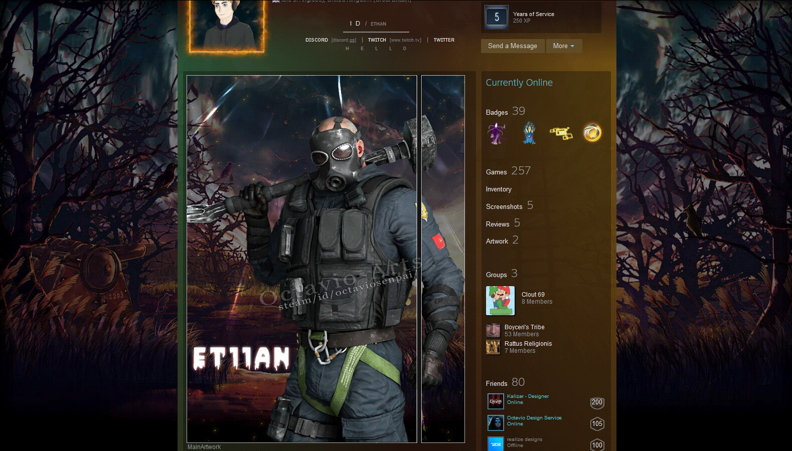 ArtStation - CSGO CS2 Steam Artwork Showcase Animated