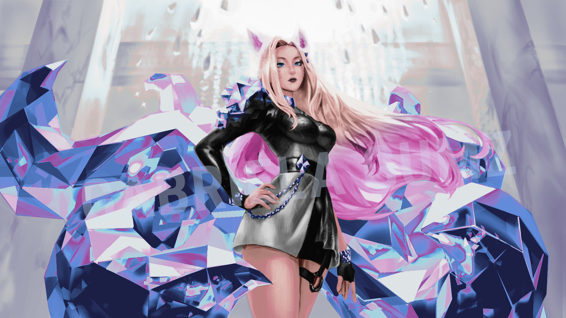 ArtStation - Ahri KDA All Out - Fanart