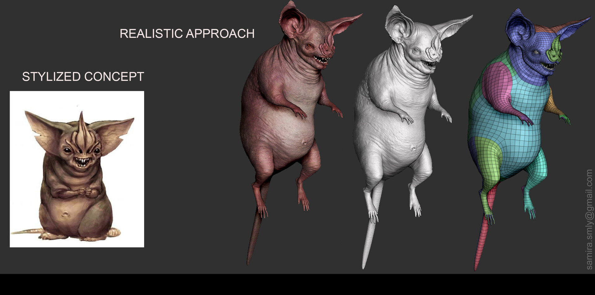 ArtStation - realistic creature modeling