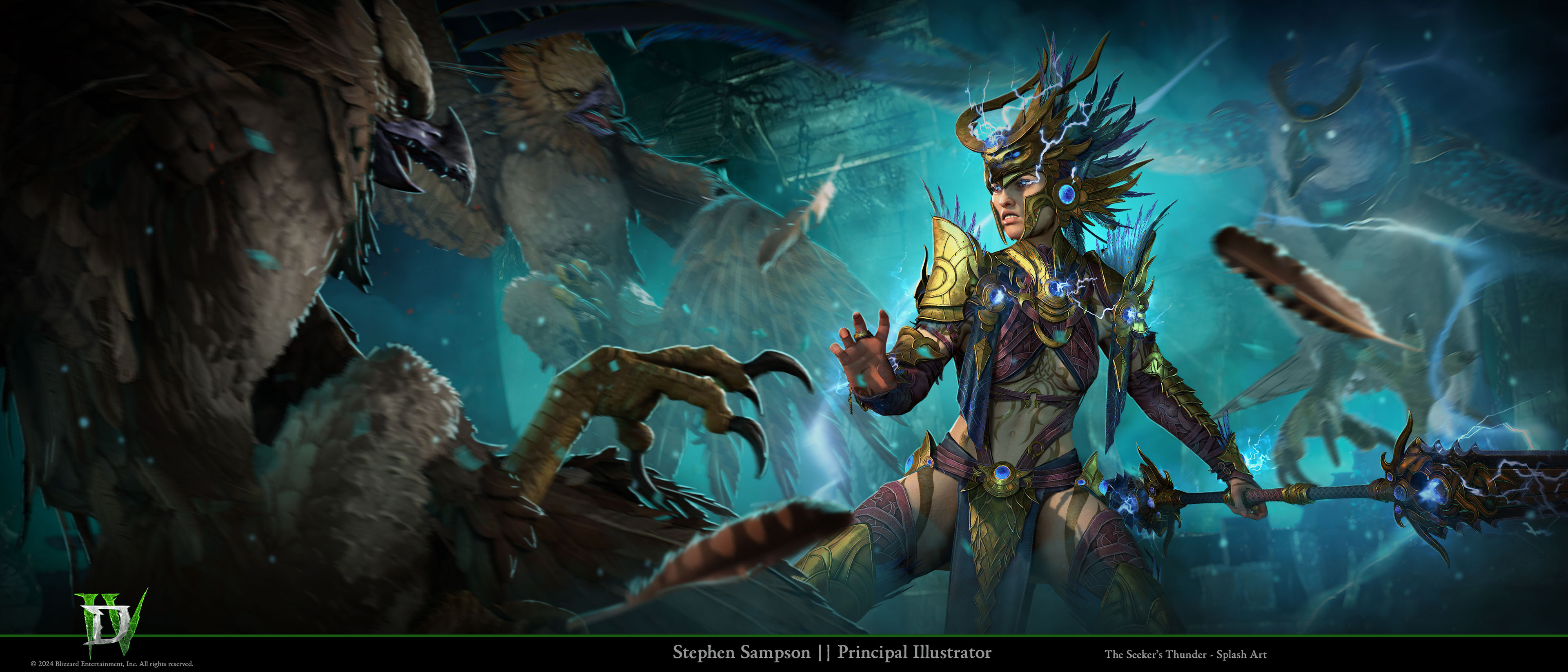 Dark Inker - Sampson - Diablo IV - Splash Art