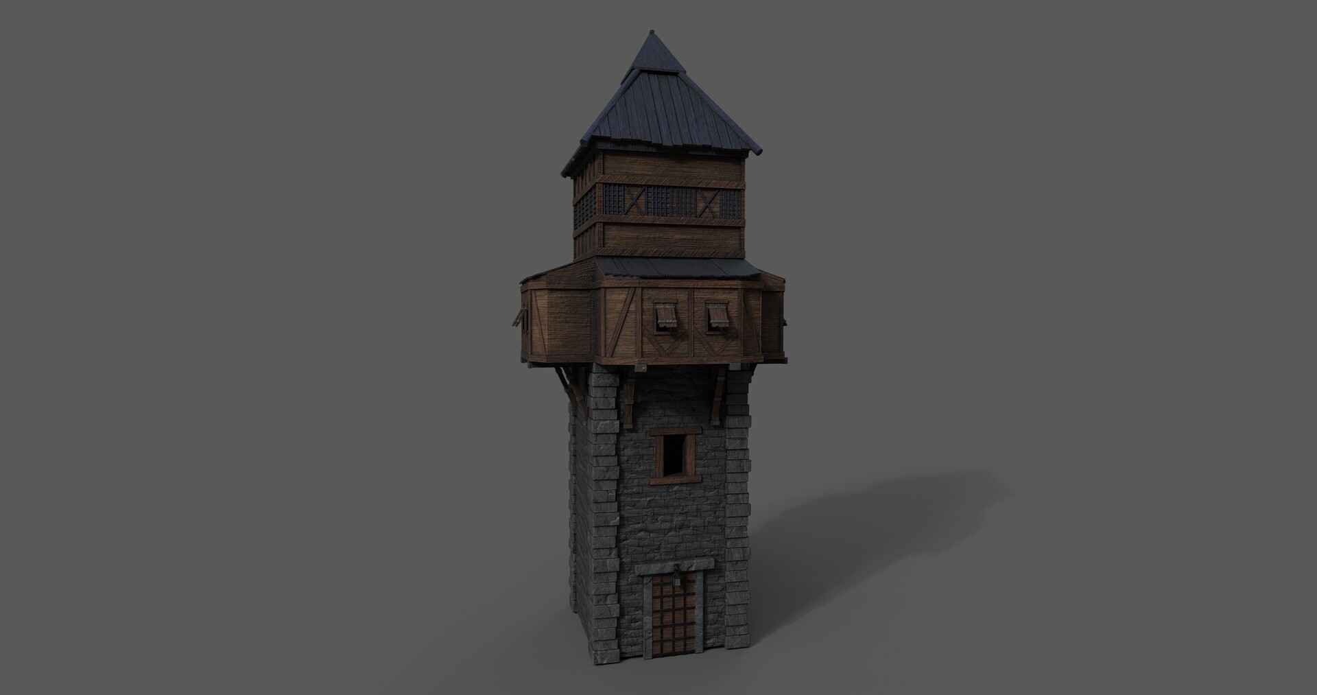 ArtStation - Medieval Watch Tower