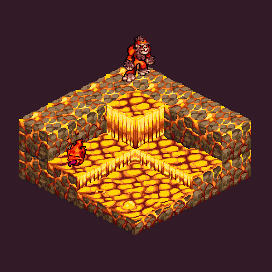 ArtStation - Isometric indie game mockup