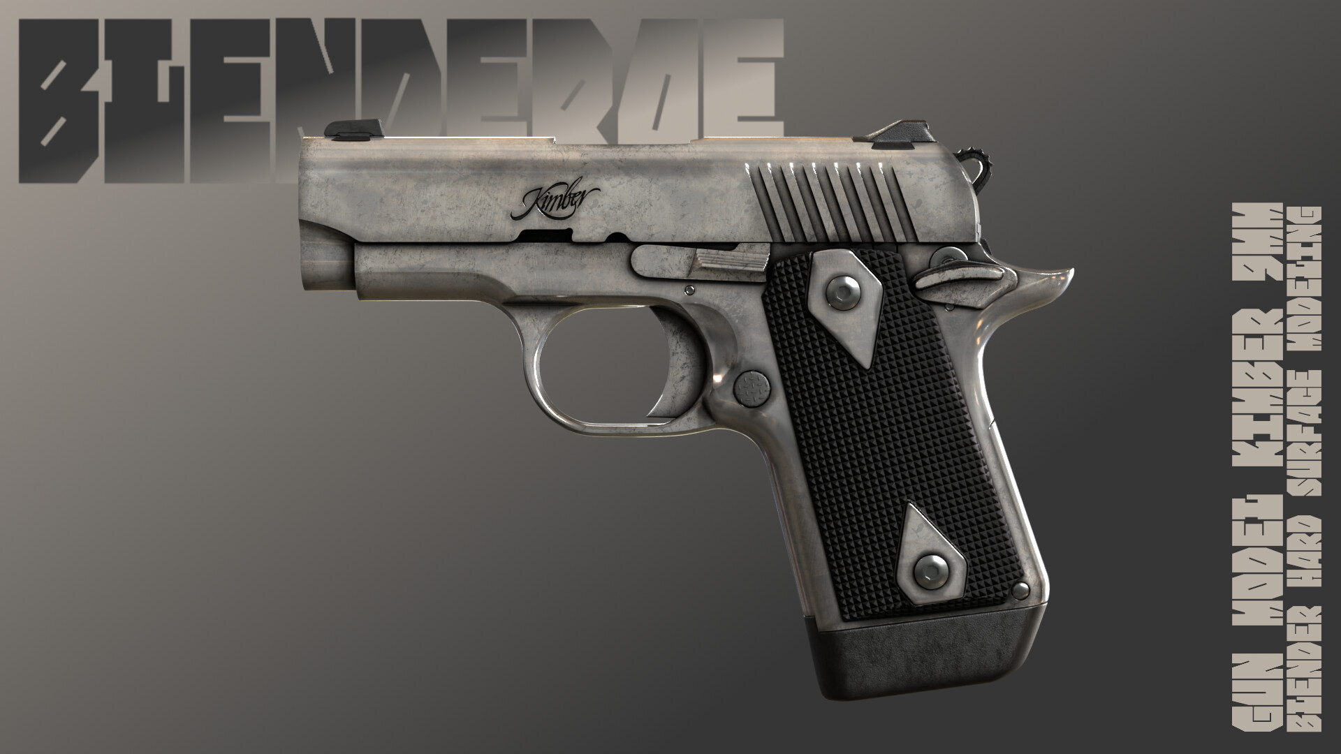 ArtStation - Gun Prop 3D Model