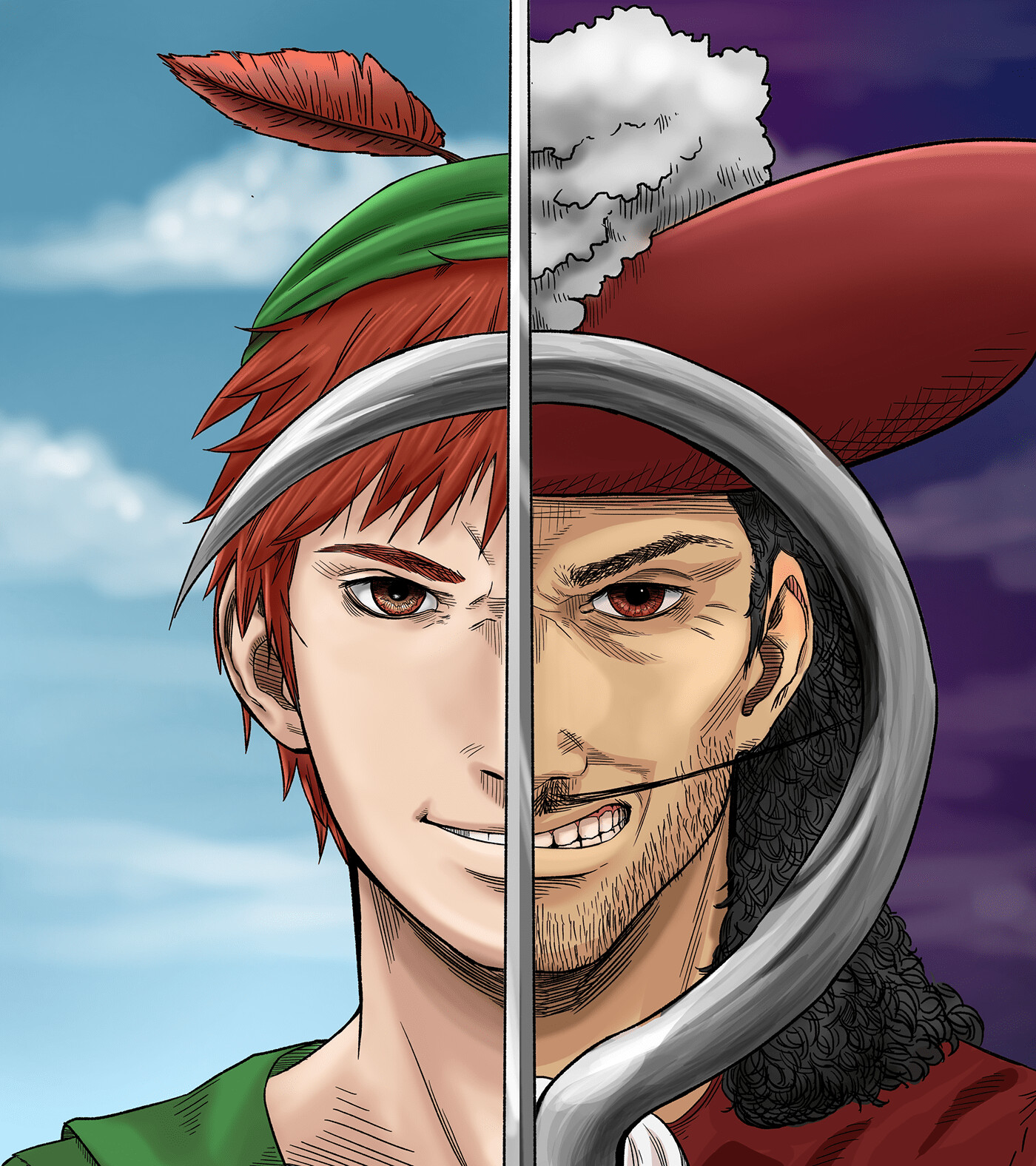 ArtStation - Peter Pan And Captain Hook