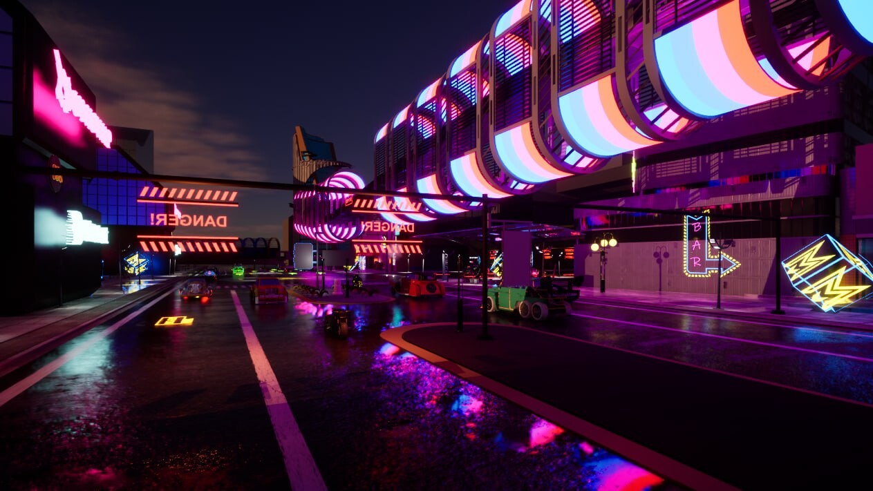 ArtStation - Cyberpunk Street