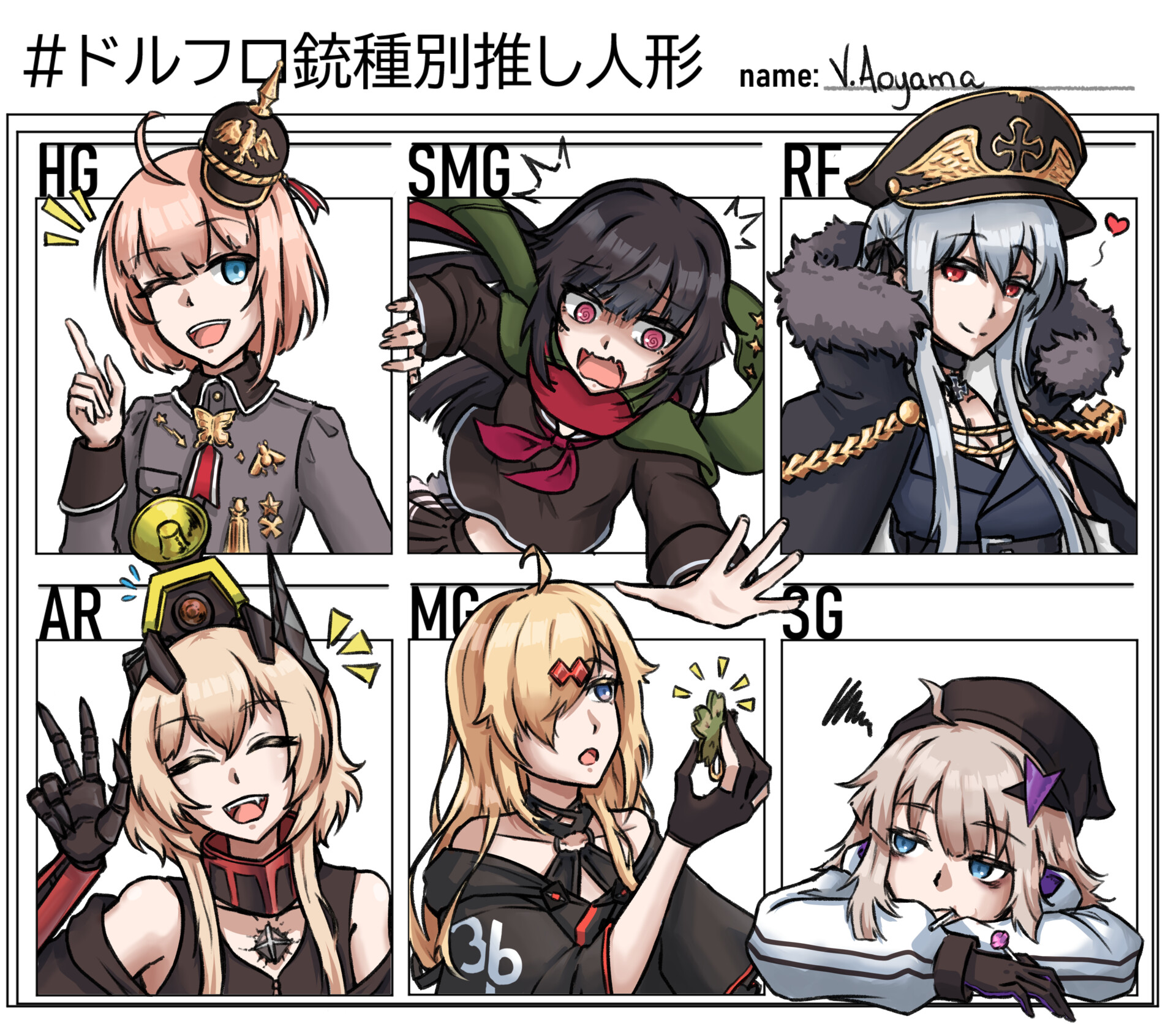 ArtStation - Girls' Frontline - Favorite T-Dolls