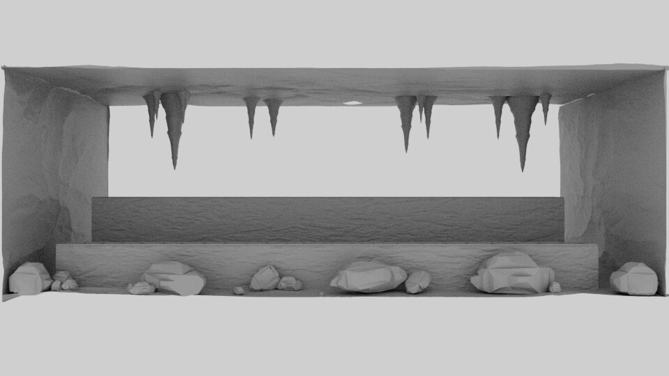 ArtStation - Cave stage.