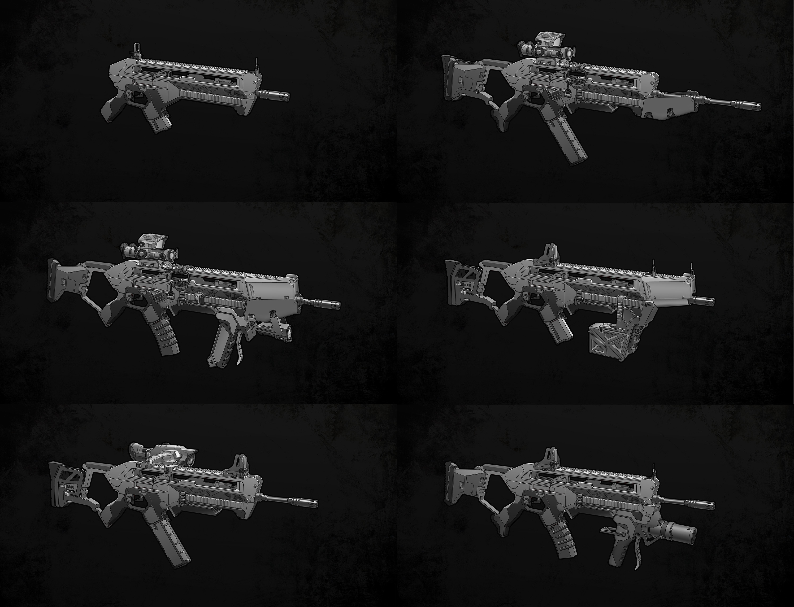 how to draw famas gun