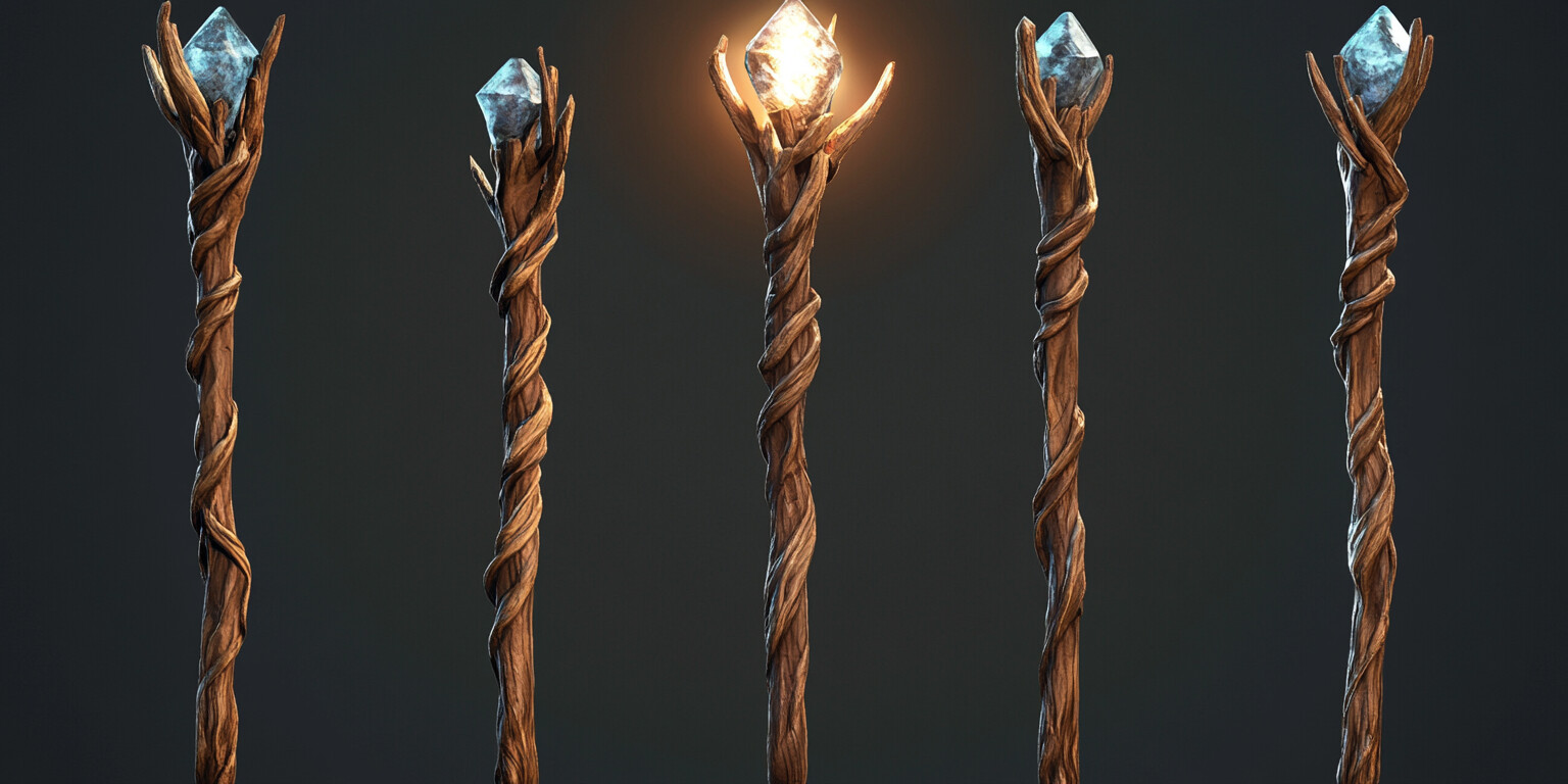 3D Head Sculpt References in 4K - Tika Art - +300 Fantasy Staff ...