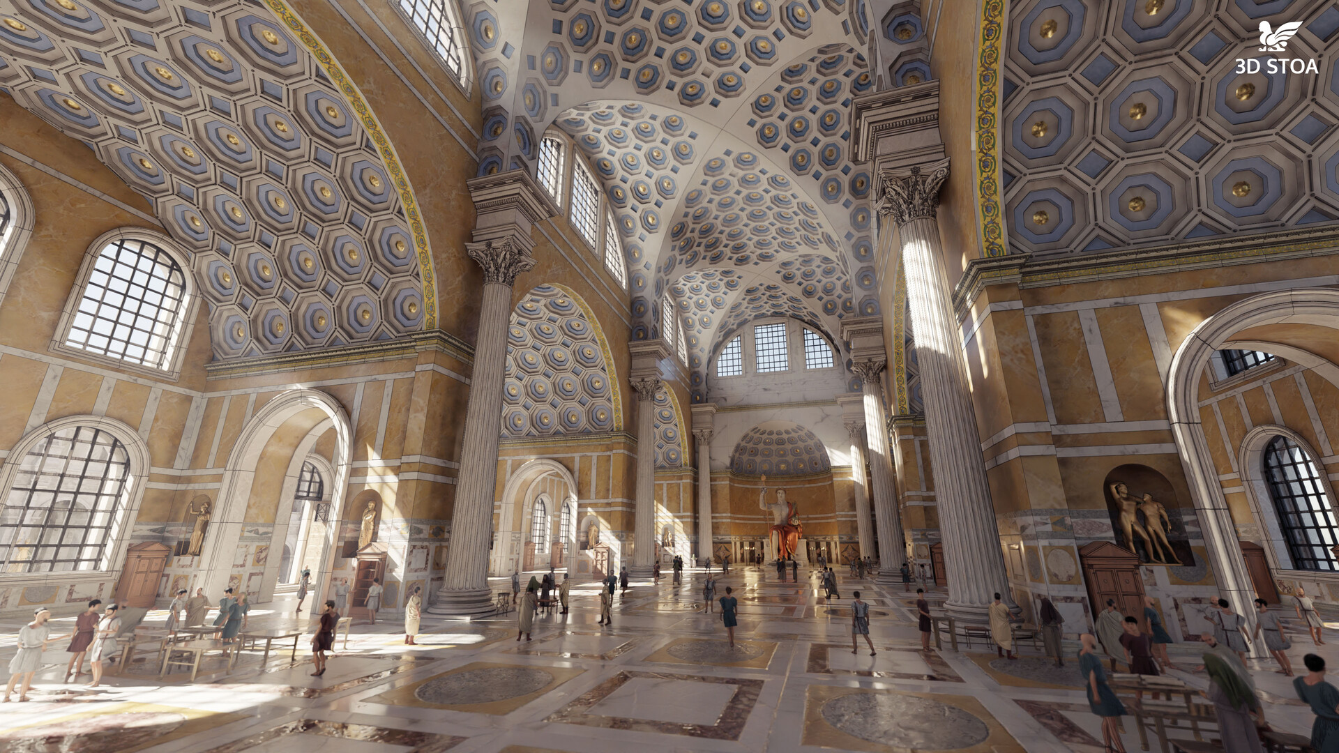 Pablo Aparicio Resco - Reconstrucción virtual en 3D de la basílica de Majencio de Roma y el ...