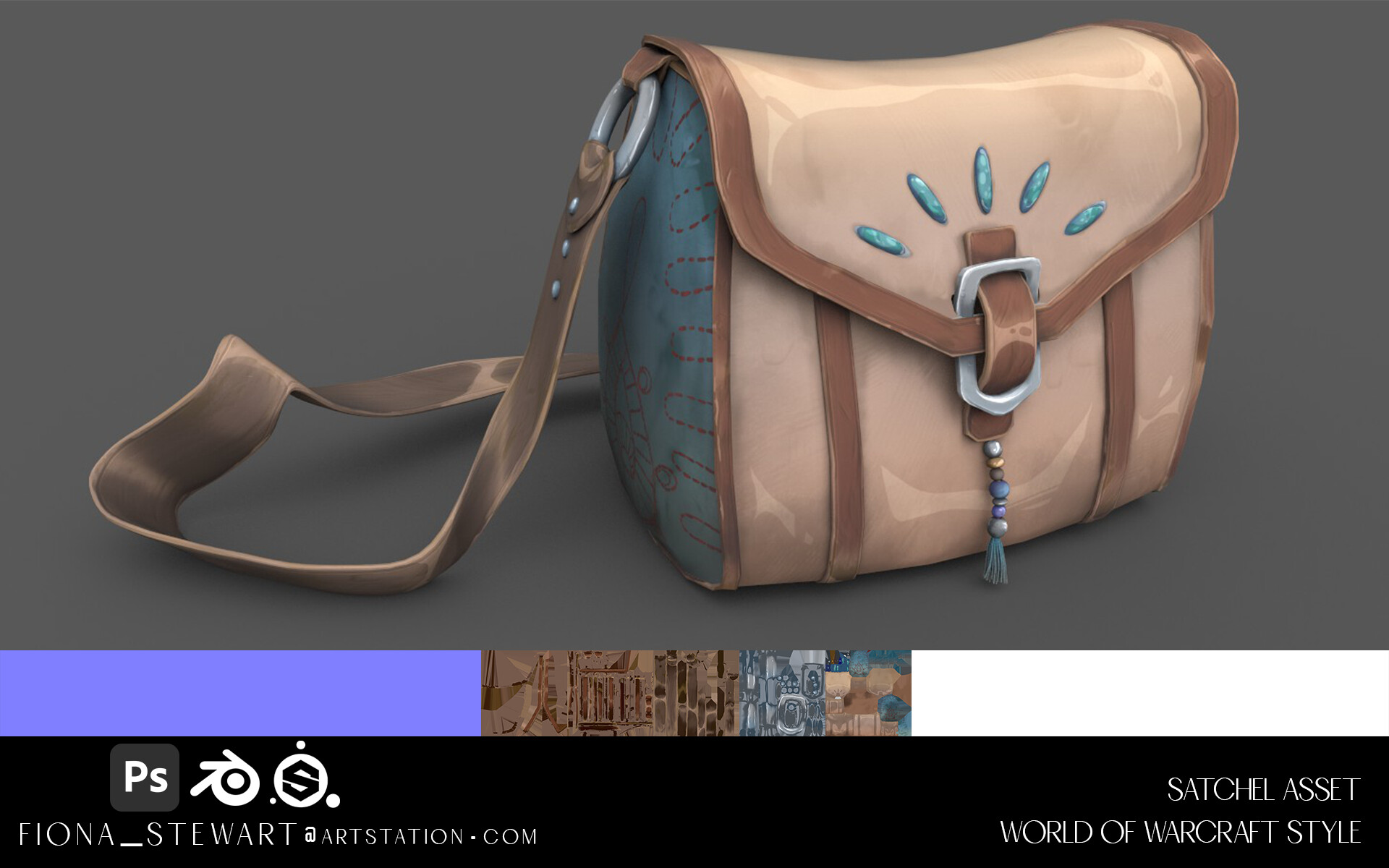 ArtStation - Texturing Study - Satchel